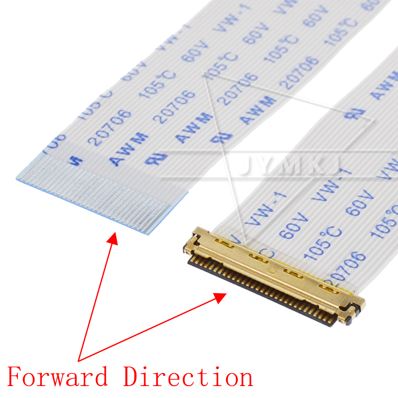 Edp I-Pex 0.5mm Ribbon Cable Awm 20706 105c 60v Vw-1 30 Pin 40 Pin ...