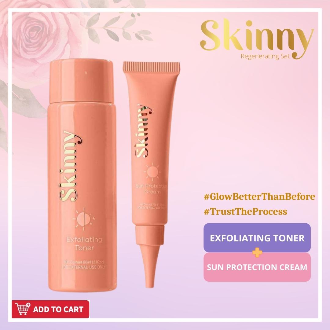 Skinny Exfoliating Toner & Sun Protection Cream ® Controls Oil, Targets ...