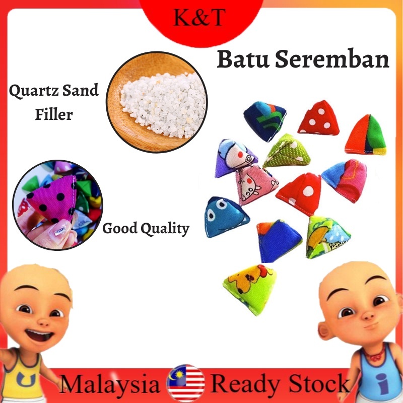 K&T Batu Seremban [5 Biji] Malaysia Traditional Games Stone Play ...