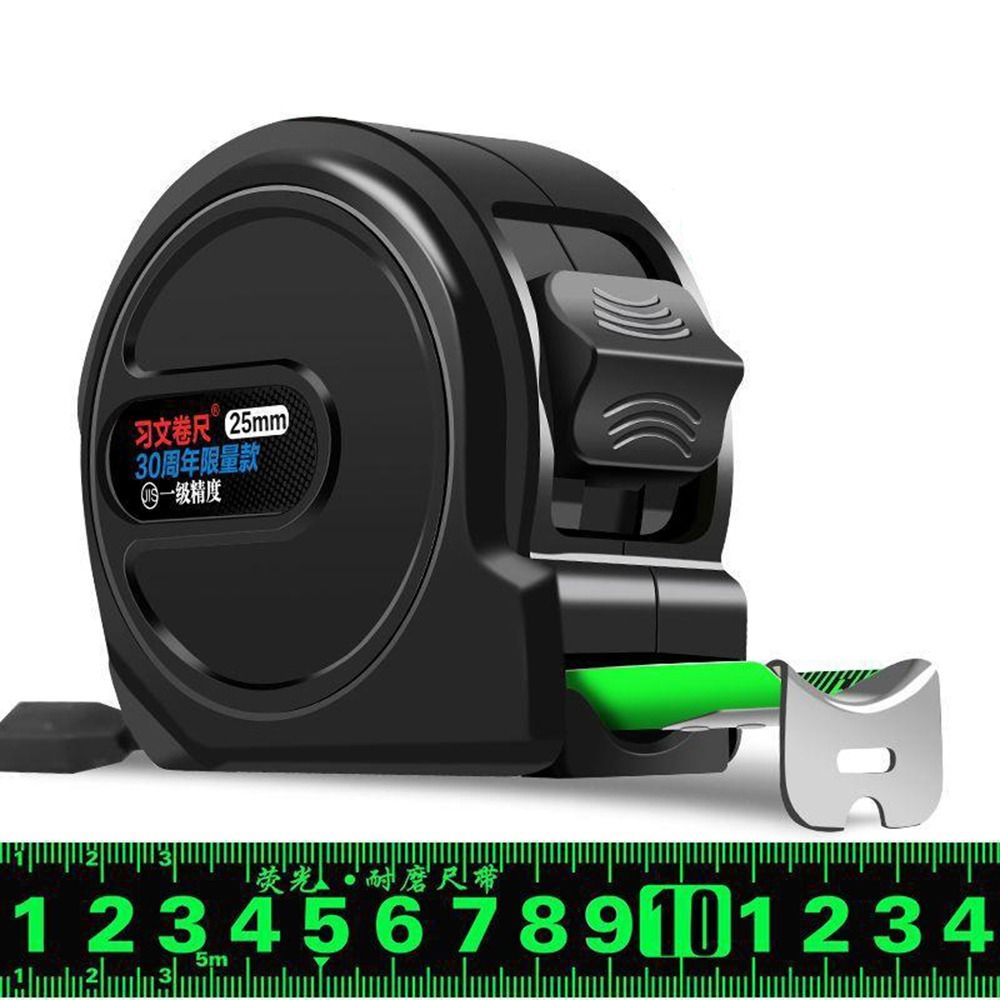 CBT 5/7.5/10M Tape Measure Fluorescent Steel Self Locking Measuring ...