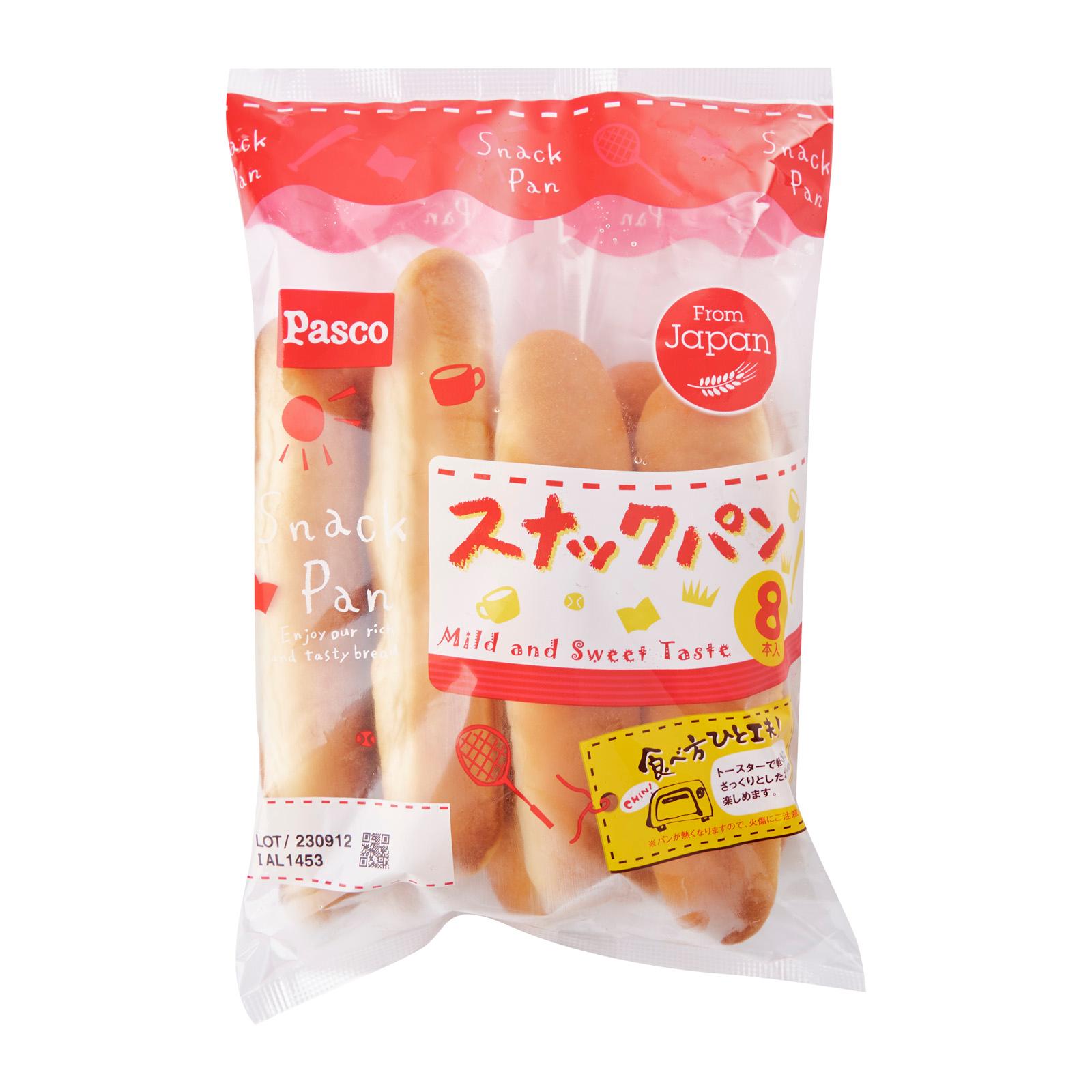 Pasco Japan Made Delicious Stick Bread Snack Pan Original (8P) - Frozen ...