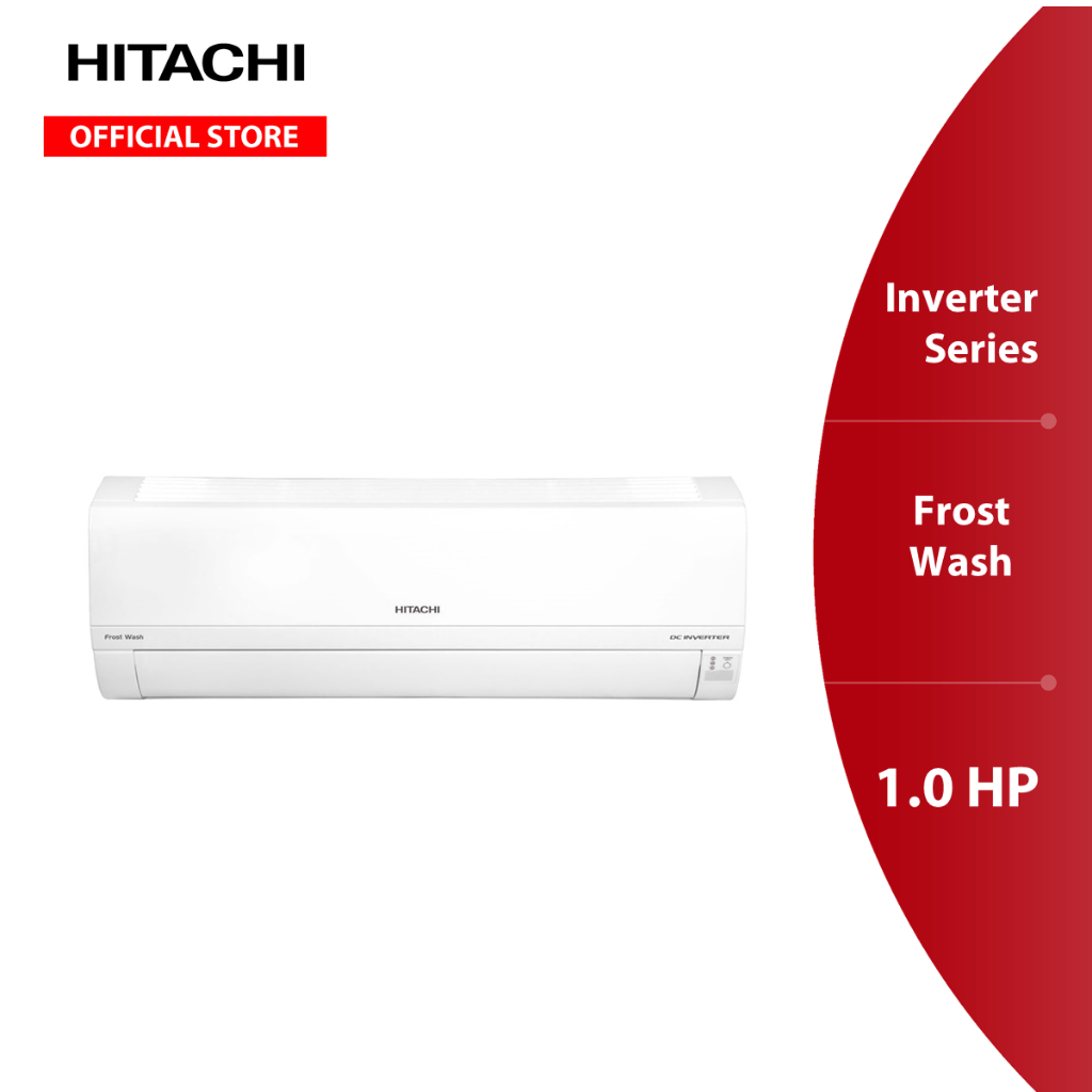 Hitachi 1.0HP Air Conditioner Standard Inverter Series R32 RAS-XH10CKM | Lazada