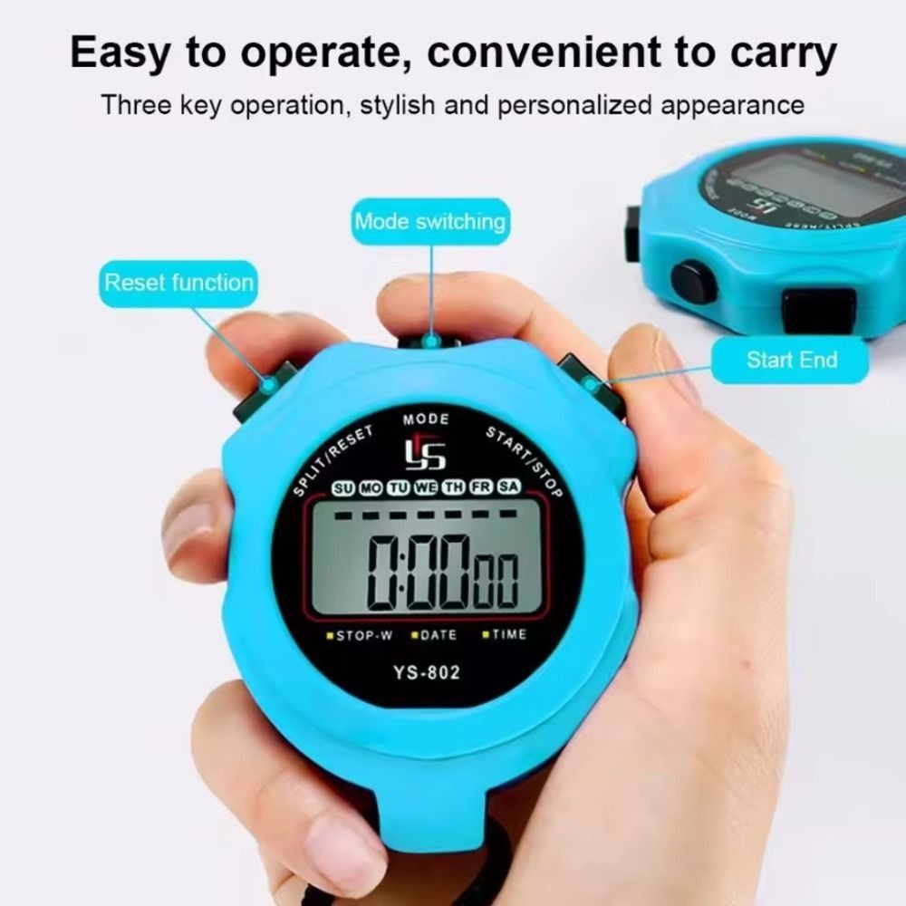 High-definition Large Screen Display Electronic Stopwatch Timer Shock ...