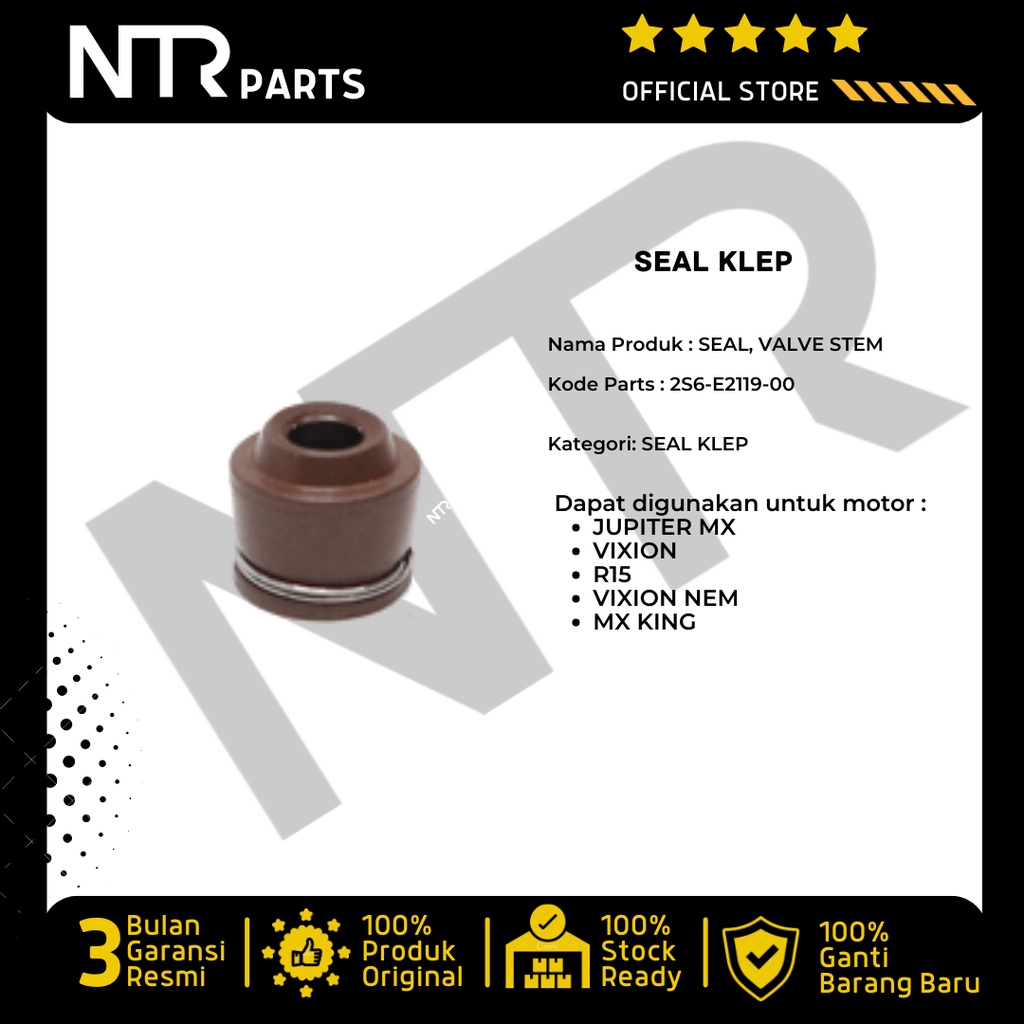 SEAL VELVE STEM Seal klep 1PC MX Vixion new R15 Mx king R25 MT25 ...