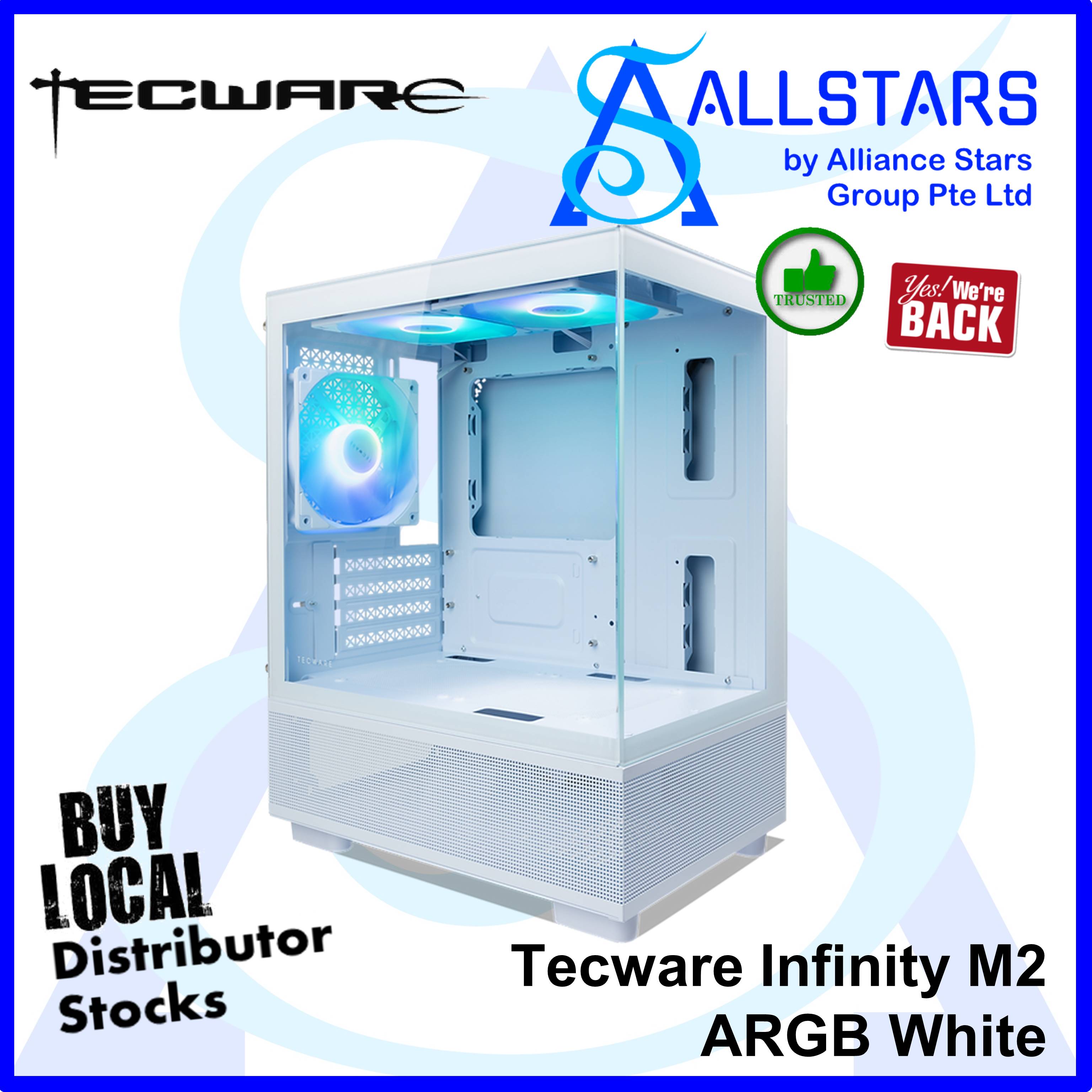 (ALLSTARS :We Are Back ) Tecware Infinity M2 (Black / White) Dual ...