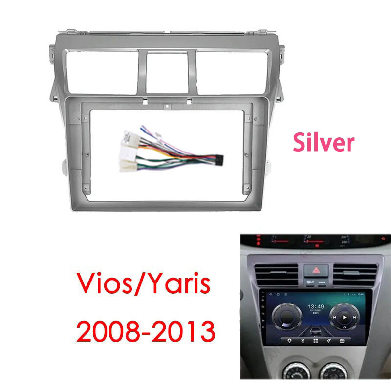 9 Inch/10inch Car Radio Android Player Casing Frame For Toyota Vios ...