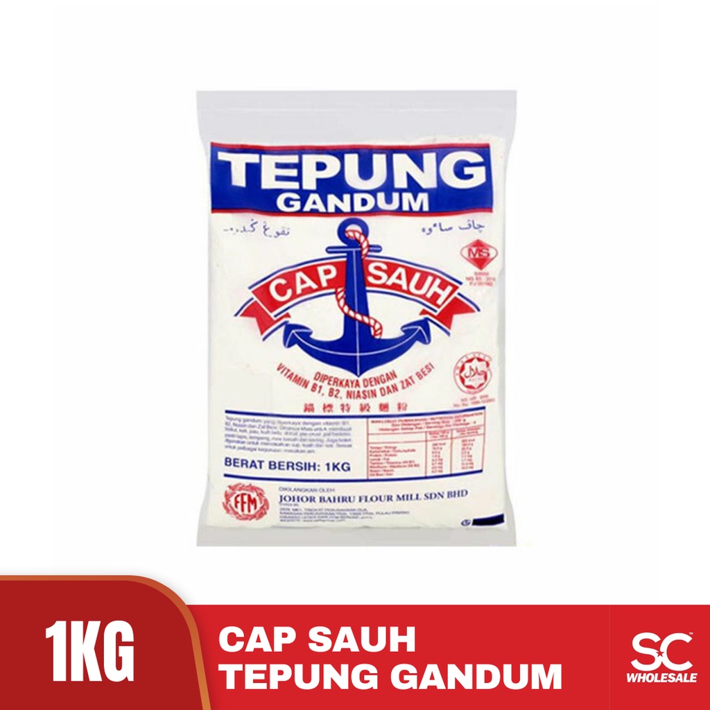 Cap Sauh Wheat Flour Tepung Gandum 1kg | Lazada