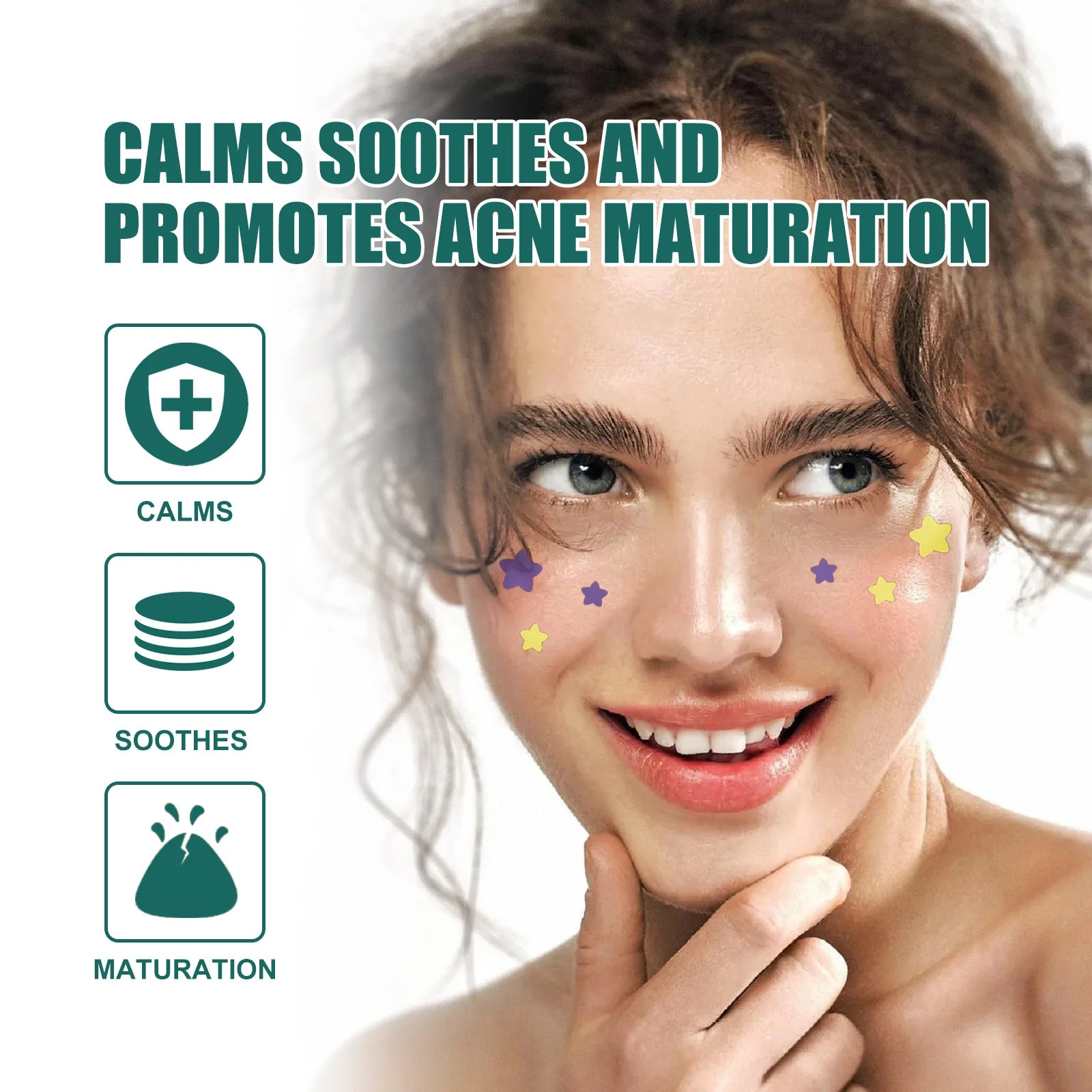 112pcs/Box Star Pimple Patch Acne Colorful Invisible Acne Removal Skin ...
