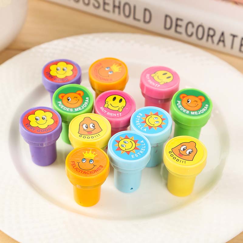 【Hot item】Cartoon Animal Children Toy Rubber Stamps Kid Seal Diy School ...