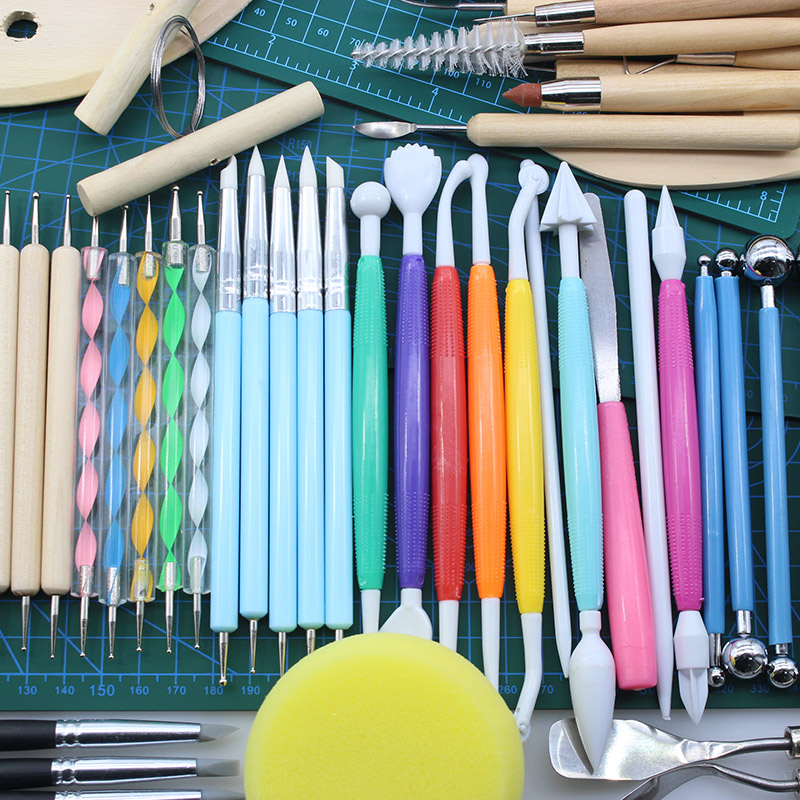 Ceramic Clay Tools Set For Pottery Sculpting Double Sided Modeling Kit ...