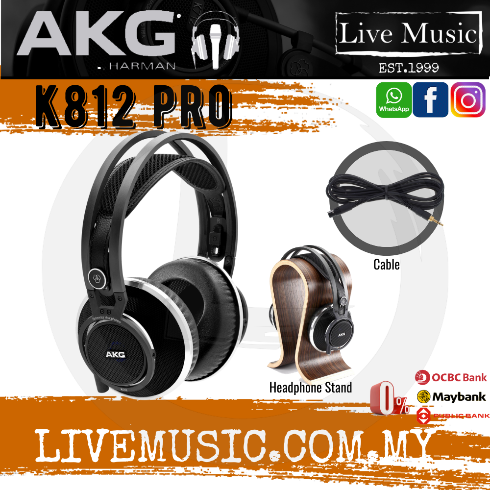 AKG K812 Pro Open-back Superior Reference Headphones (K-812/K 812) | Lazada