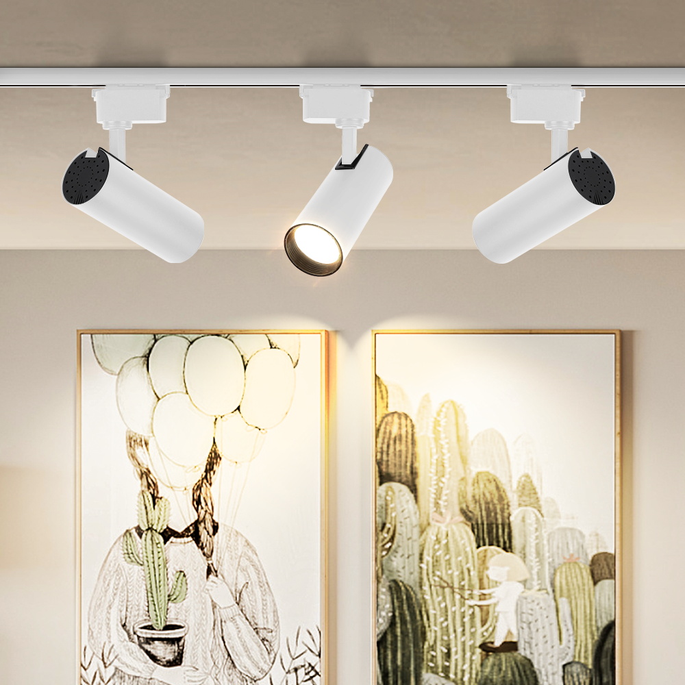 Dimming Spotlights Led Track 20W COB Wall Track Lighting Indoor for ...