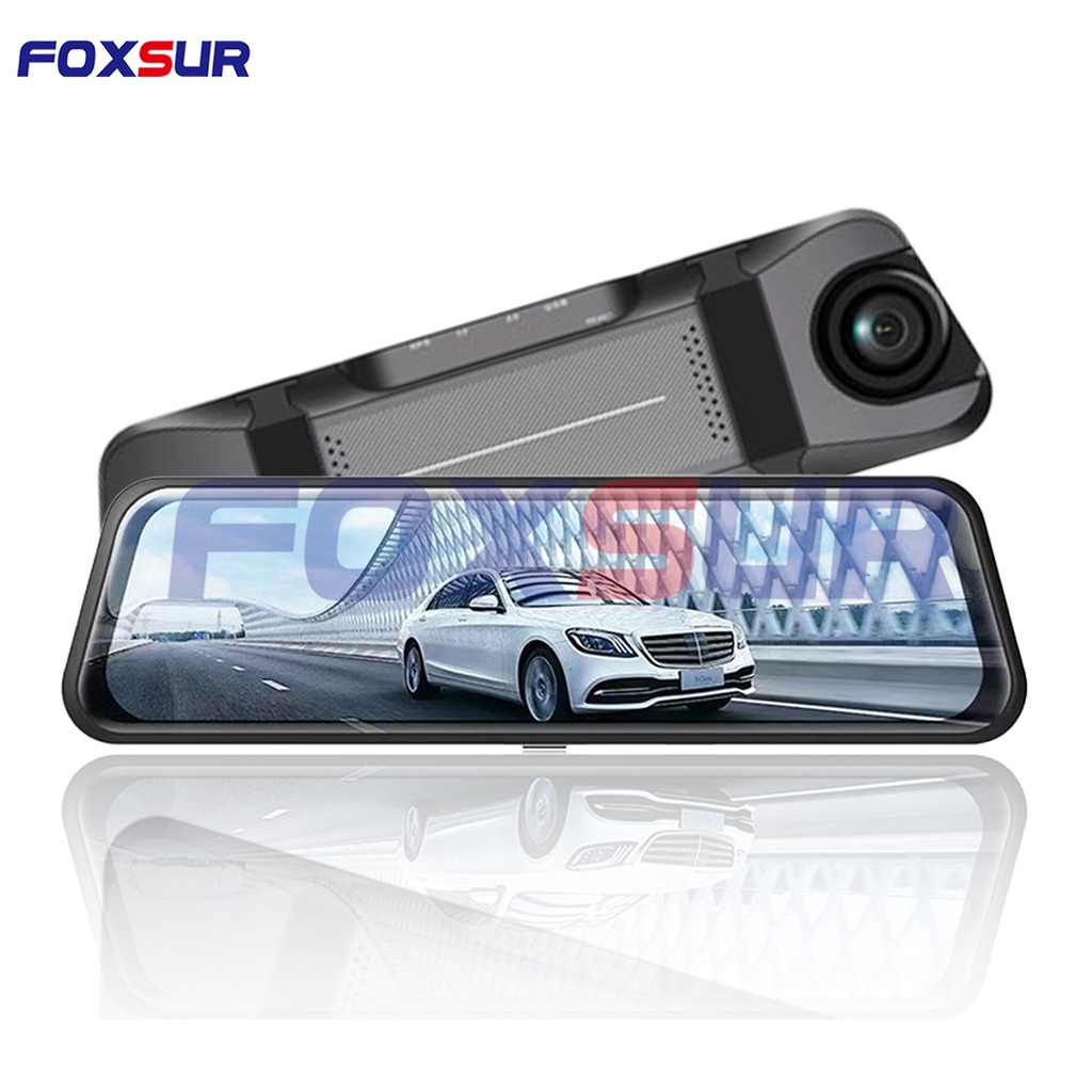 Anytek M19 Pro 4K Ultra HD 9.66 Inch Dash Cam 2.5D Curved Screen Built ...