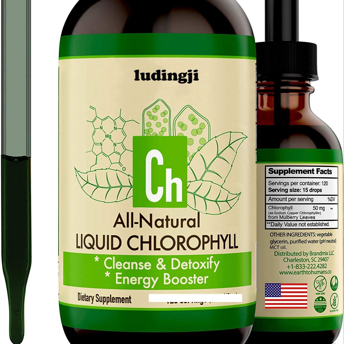 【Free-delivery】 Pure Chlorophyll Extract Chlorophyll Drops For Skin ...