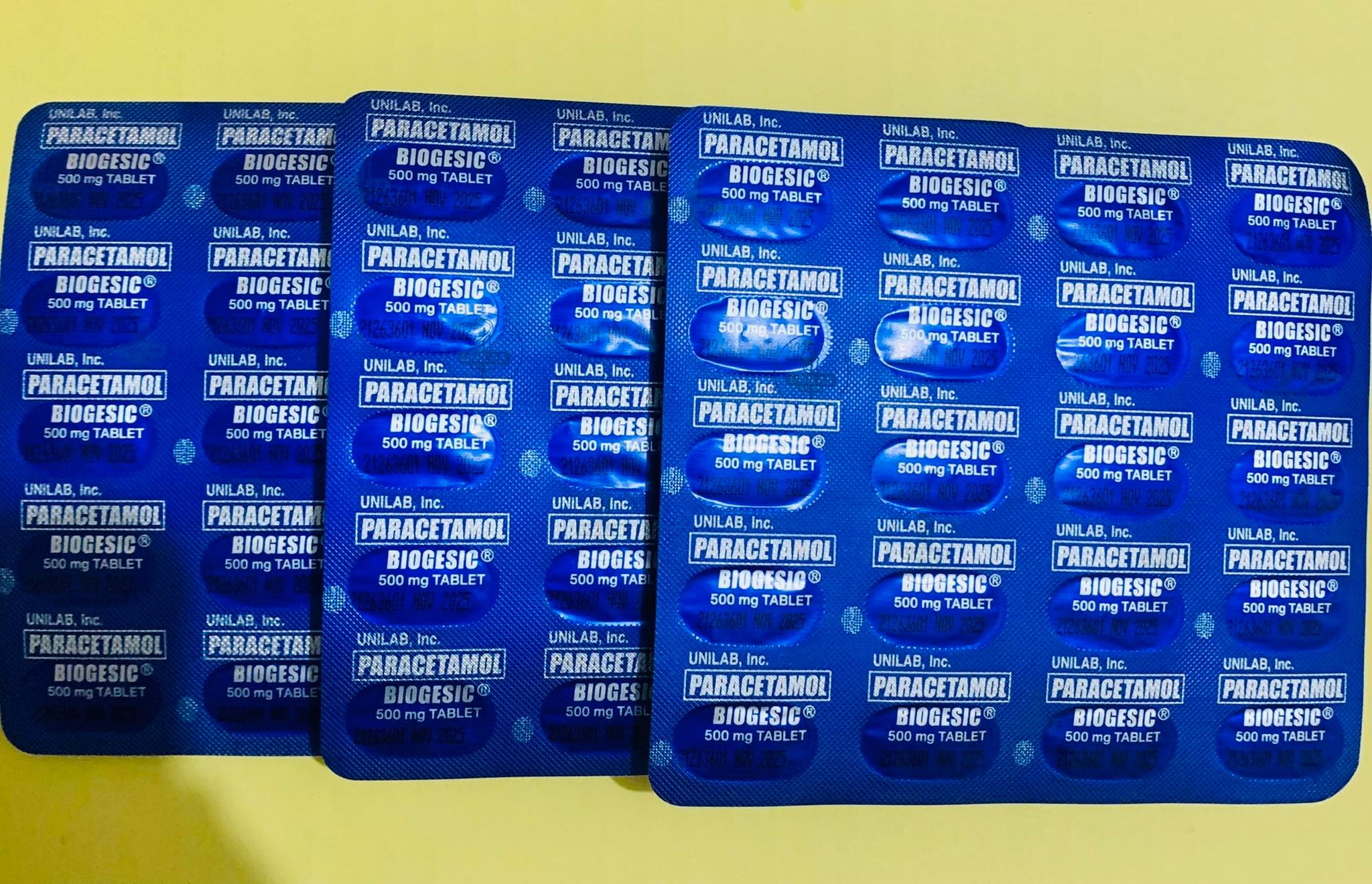 SNJ MED *** Biogesic tablet 20's( 1 Pad/ 1 banig) | Lazada PH