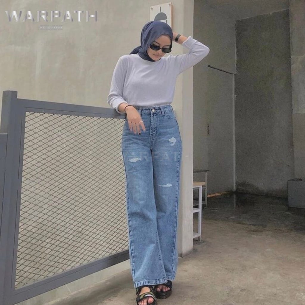 ANG'S BOUTIQUE// WARPATH KULOT LOOSE BOYFRIEND NON RIPPED/CELANA JEANS ...