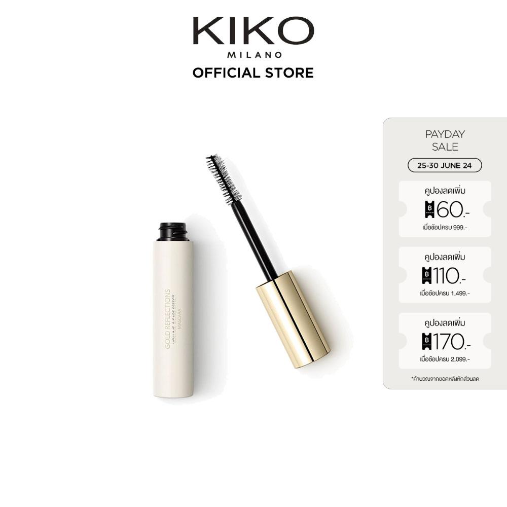 KIKO MILANO GOLD REFLECTIONS VOLUME CARE EFFECT MASCARA โกลด์ รีเฟลคชัน ...