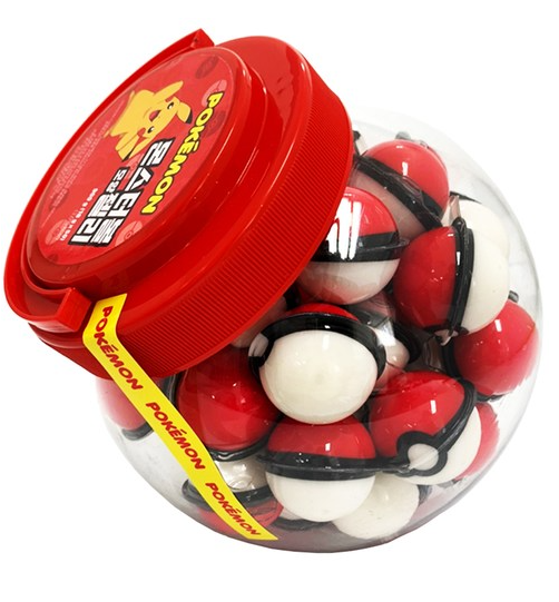 Pokemon Poké Ball Jelly (50 PCS) Pokemon Pokeball Gummy Sweet Poke Ball ...