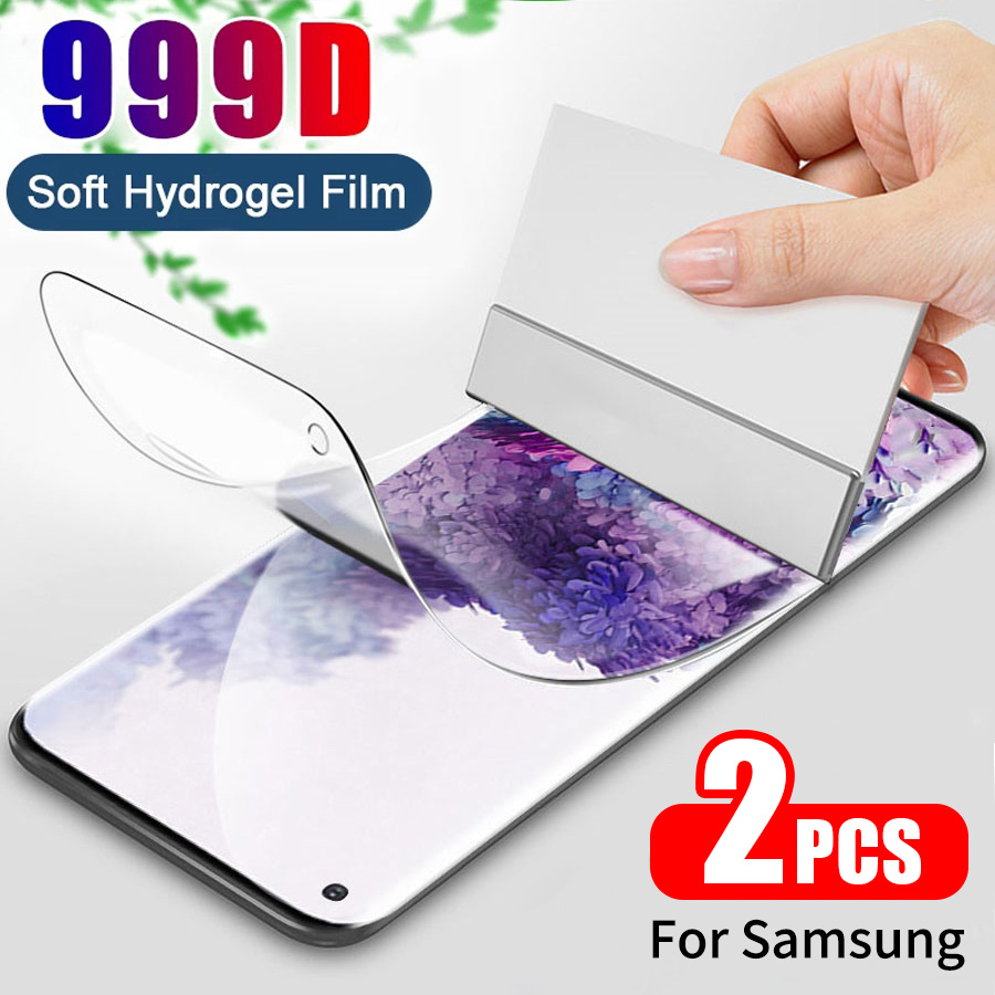2pcs Full Coverage Positioning Membrane Soft Hydrogel Film For Samsung Galaxy Note 20 S22 S21 ...
