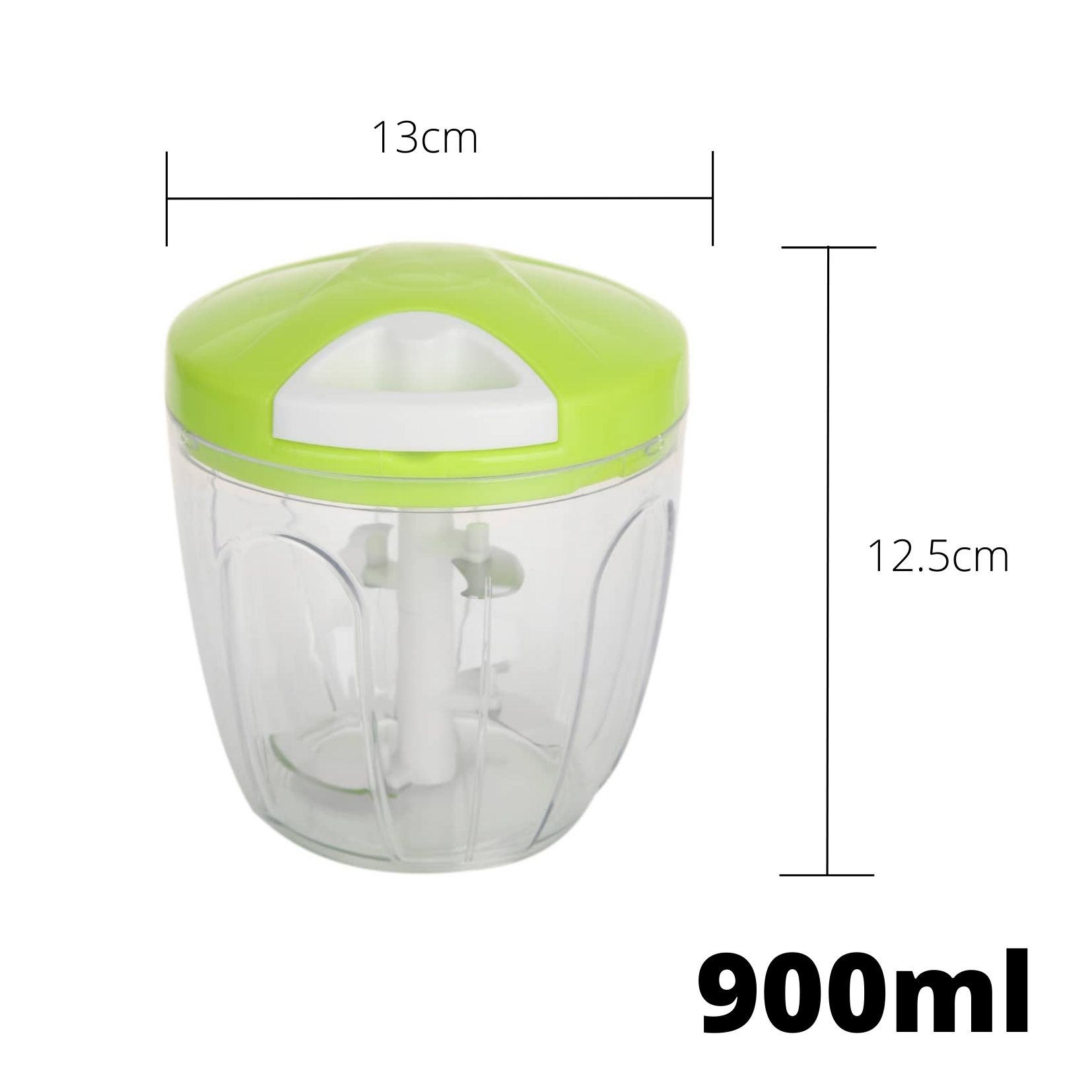 Convenient Kitchen Super Easy Spin Cutter Multi-Functional Manual Food ...