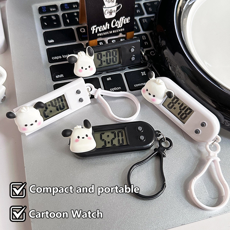 Kawaii Cartoon Sanrio 3D Pattern Child Watch Cinnamoroll Watch Hanging ...