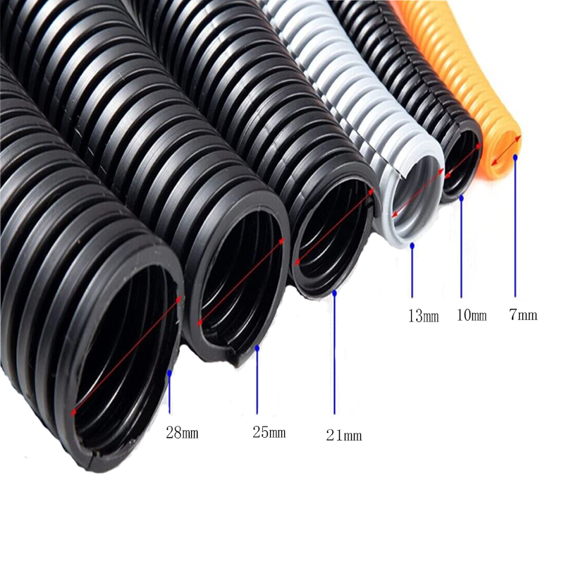 3/6m Pp Insulated Corrugated Thread Hose Plastic Corrugated Line Hose ...