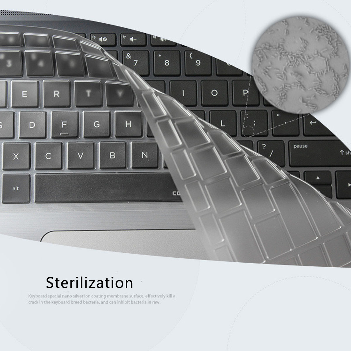 Keyboard Cover Skin Protector for HP ENVY x360 15-u*** serie 15-u010dx ...