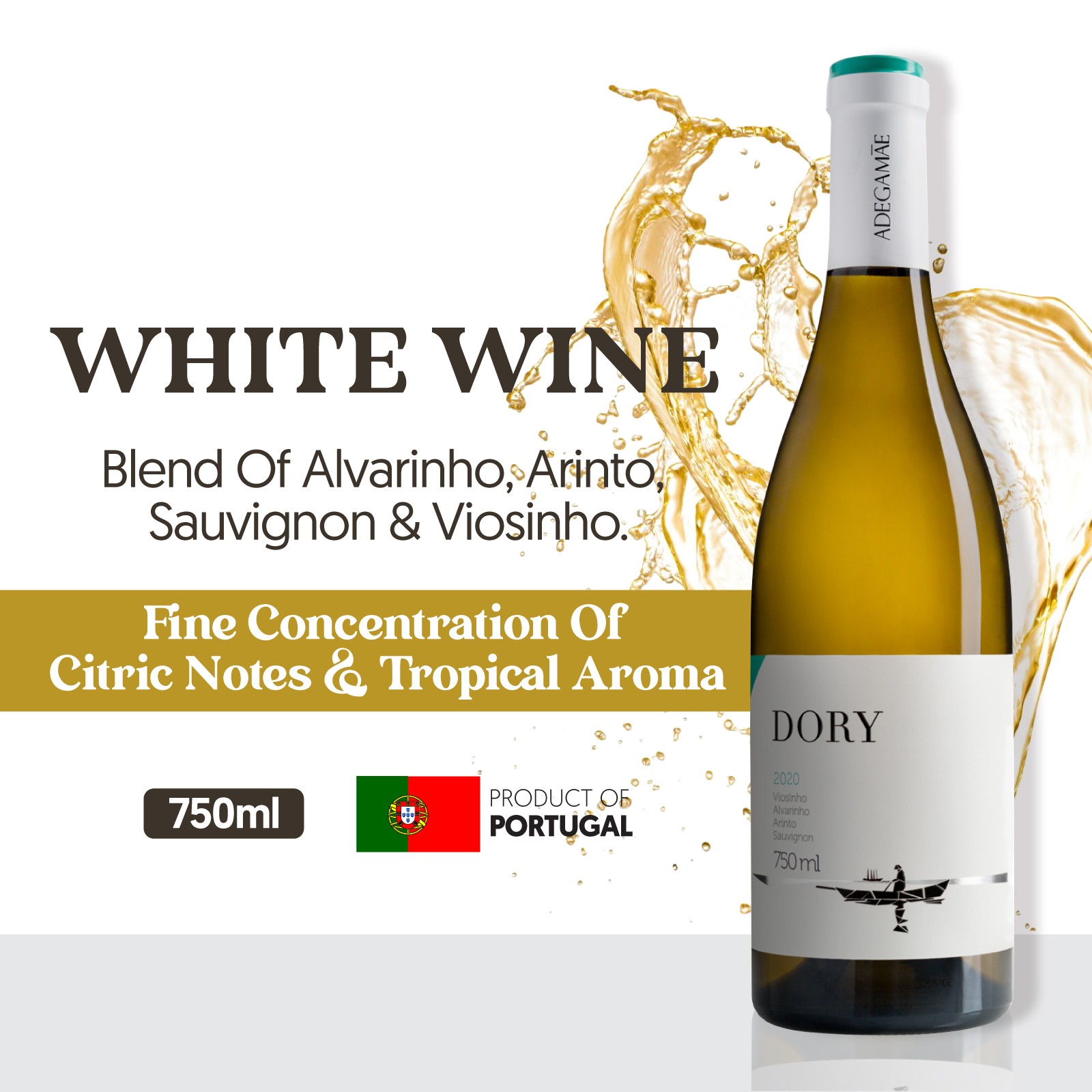 Adegamae Dory Blanco White Wine, 750ml | Lazada Singapore