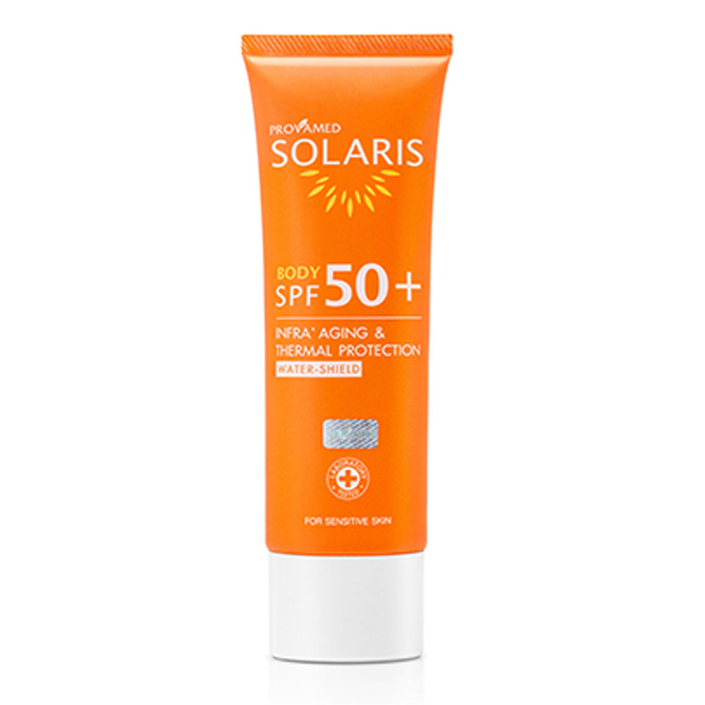 PROVAMED Solaris Body SPF 50+ 100 ml. x 1หลอด ปกป้องผิวกายจากเเสงเเดด ...