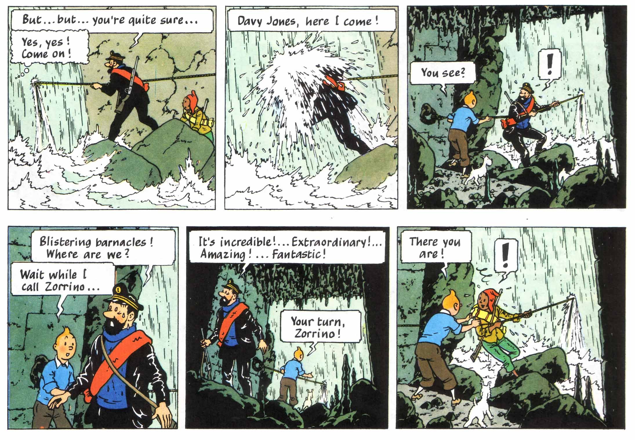 Tintin Comic Strip