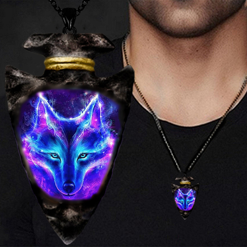 【Clearance Sale】temu New Style Wolf Head Creative Pendant Personalized ...