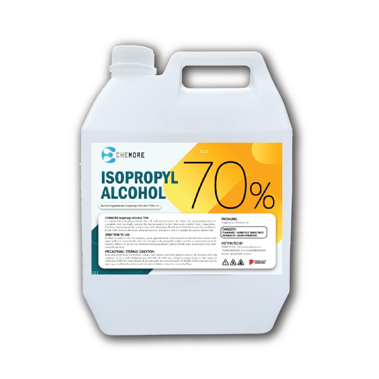 CHEMORE Isopropyl Alcohol (IPA) 500ml / 5L | Lazada Singapore