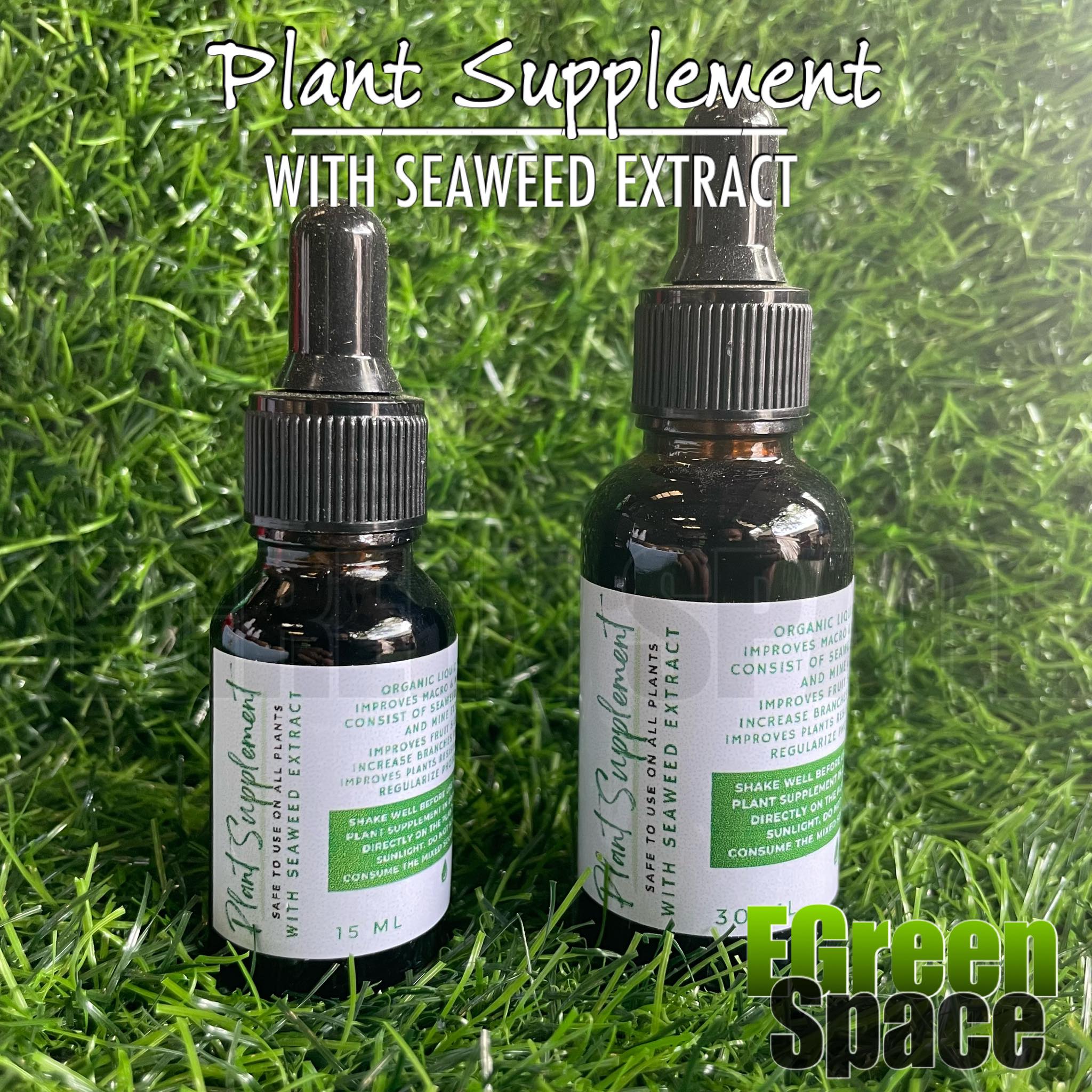 Plant Fertilizer Drops (Seaweed Extracts) Organic Plant Food Supplement ...