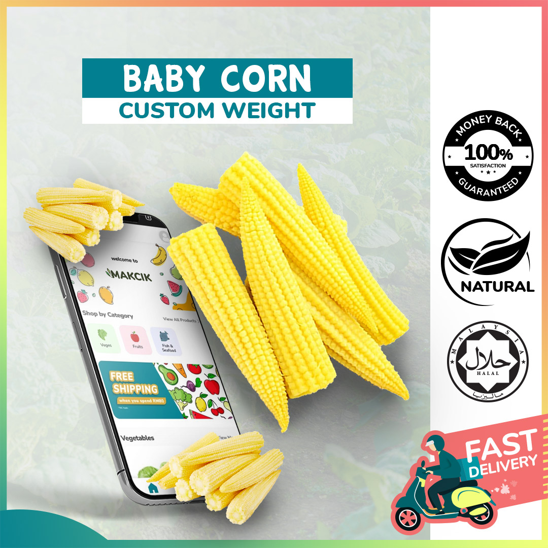 Mak Cik Groceries Baby Corn Anak Jagung | Lazada