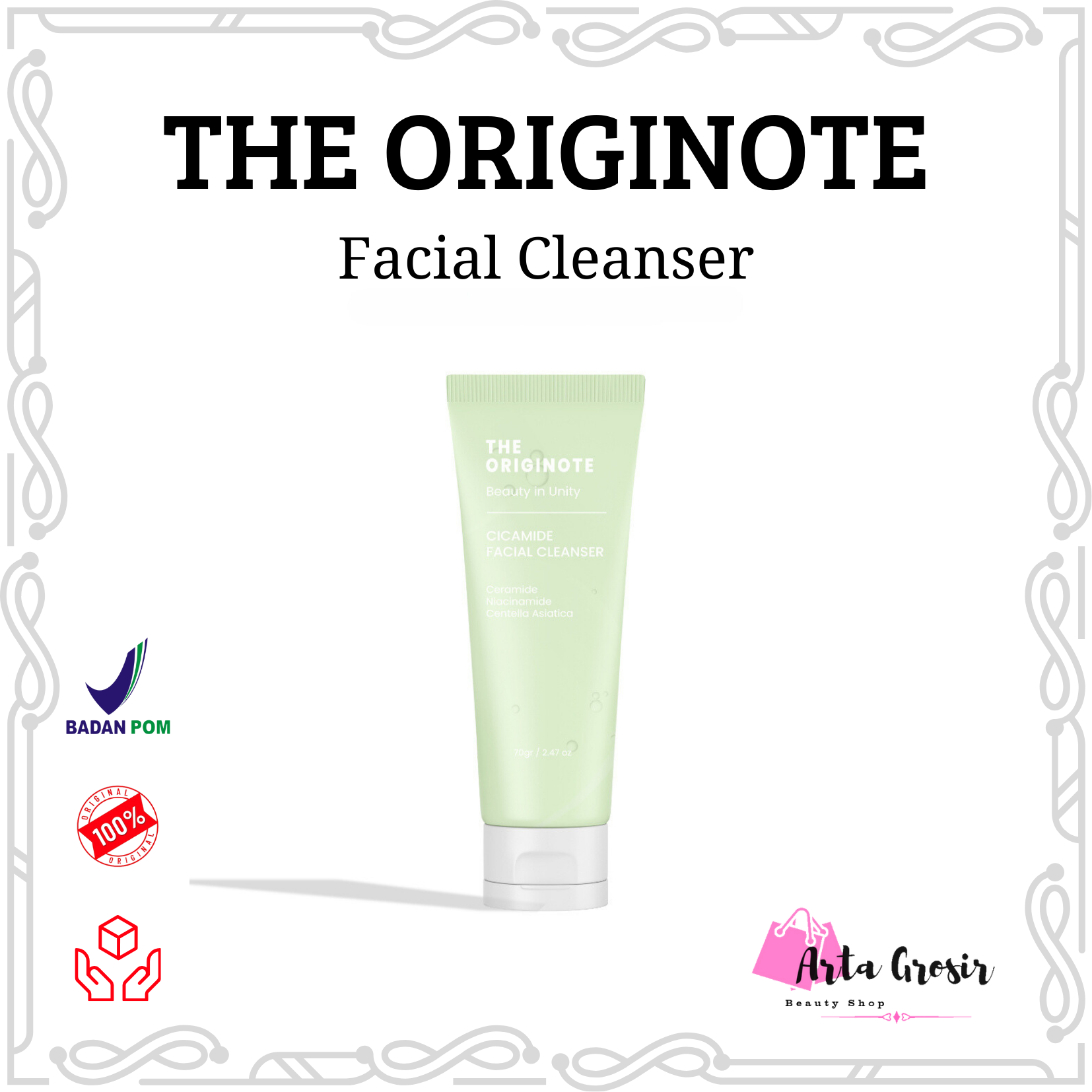 [ READY STOK ] The Originote Cicamide Facial Cleanser - Face Wash ...
