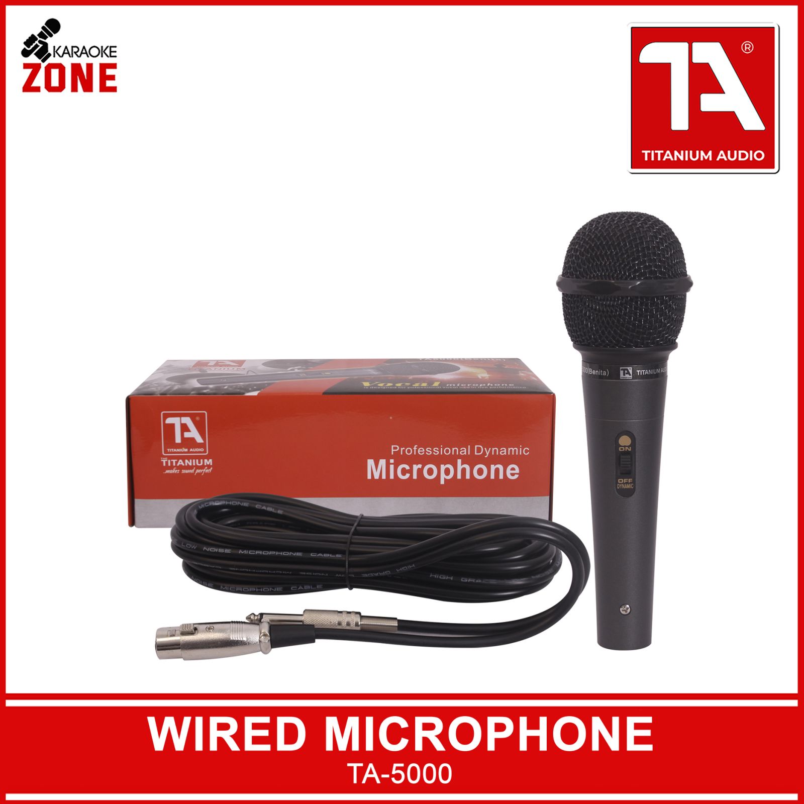 Titanium Audio TA 5000 Microphone / Titanium Audio Professional Wired ...