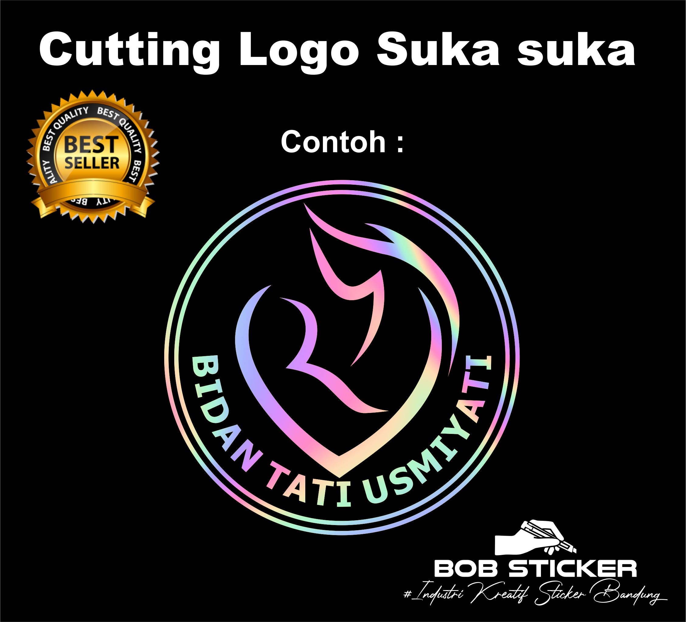 cutting stiker logo costum / suka suka / bisa Request | Lazada Indonesia