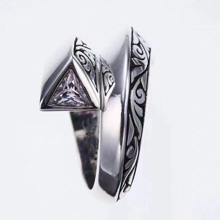 Must-have】Vintage Eye of God Series Spiral Live Ring Men's Fashionable ...