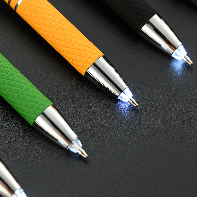 3 In 1 Touch Screen Stylus Ballpoint Pen With LED Light For iPad Iphone ...