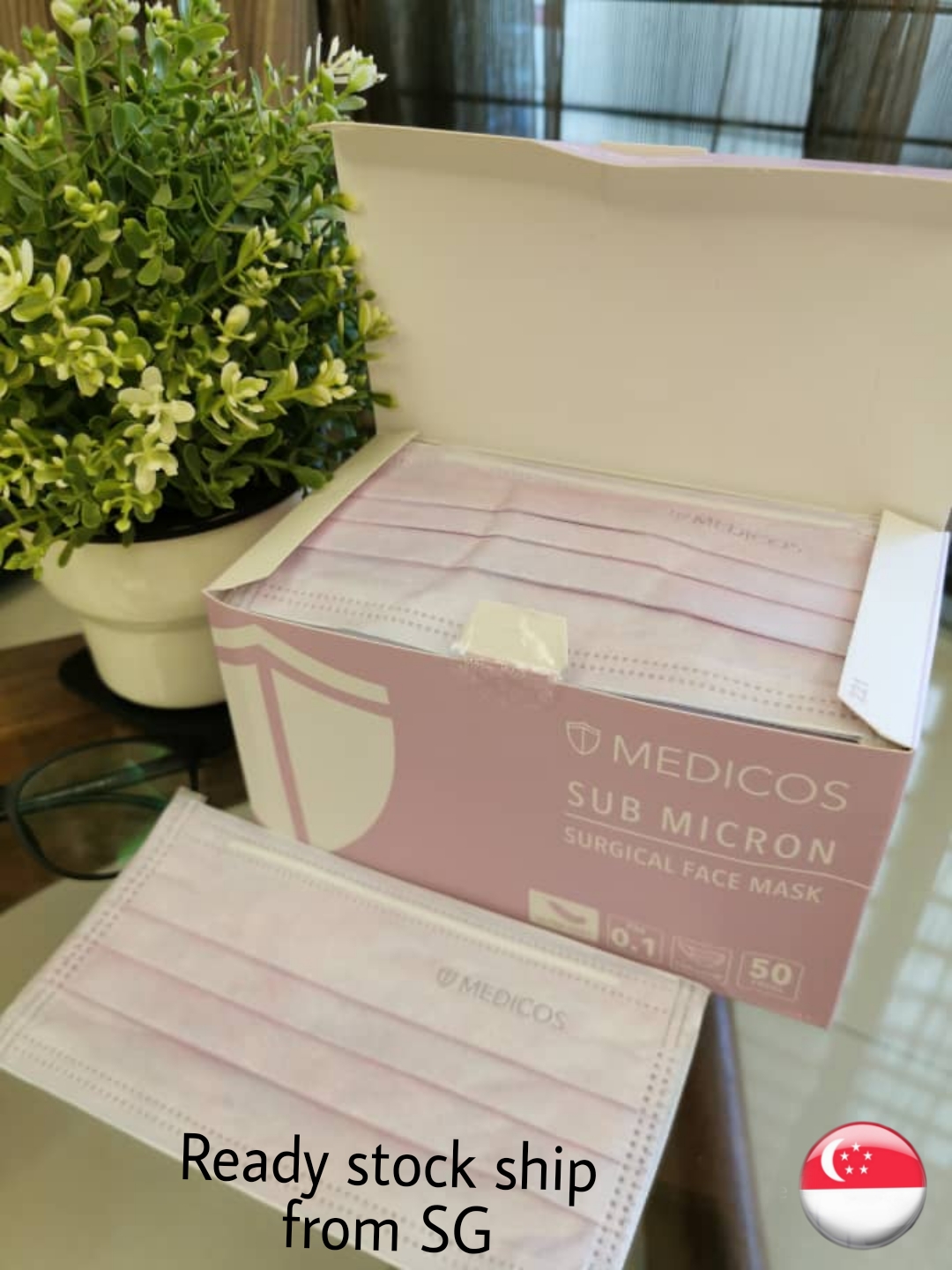 Dreamy Purple Color Medicos Surgical Mask High Grade Mask Romantic ...