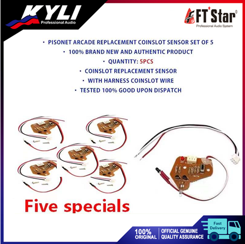 10pcs Pisonet Coinslot /Coin slot Sensor For Piso & Lima / Coinslot ...