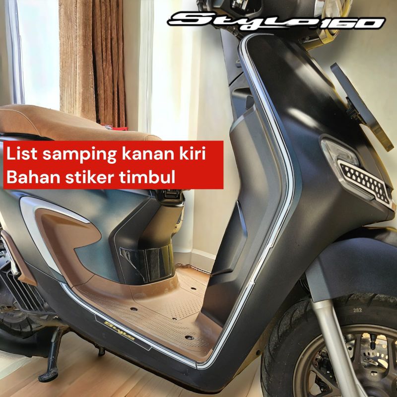 Motopad27 Stiker Timbul 3D List samping Honda Stylo 160 sticker resin ...