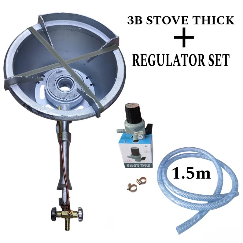 3B HIGH PRESSURE GAS STOVE / DAPUR MASAKAN PANAS / HIGH PRESSURE BURNER ...