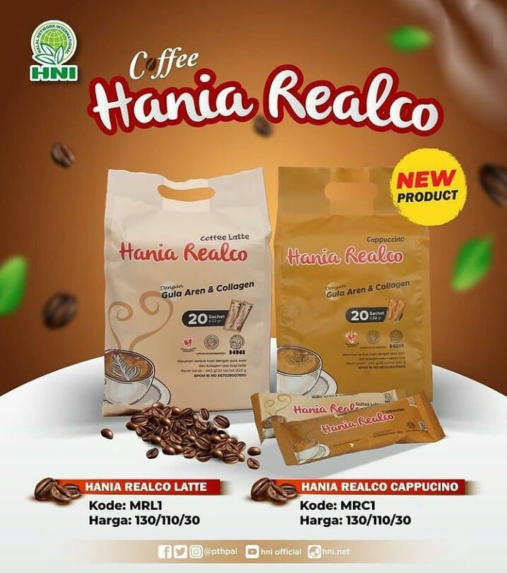Hania Realco HNI HPAI mengandung Collagen | Lazada Indonesia