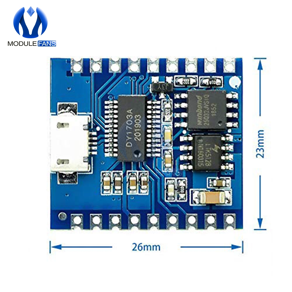 Audio Module Mini MP3 Player IO Trigger Micro USB Download 4MBytes ...