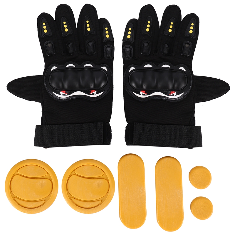 1 pair Land Skateboard Slider Slide Gloves Longboard Skateboard Sliding ...