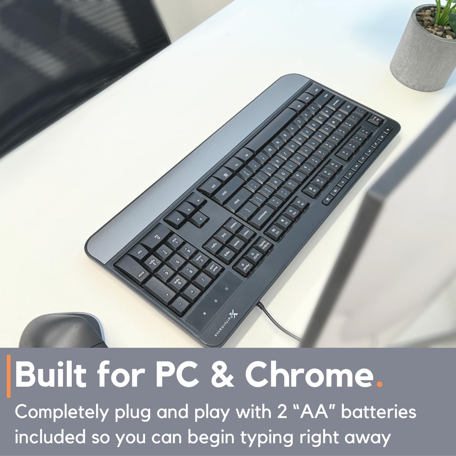 X9 Performance Multimedia USB Wired Keyboard - Full-Size Ergonomic ...