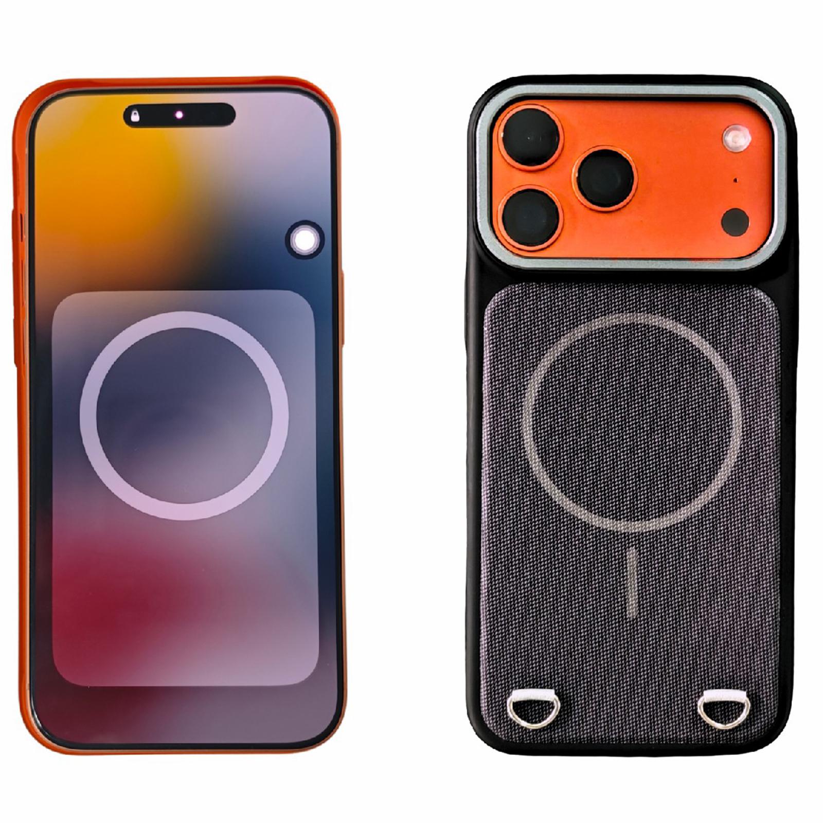 New- Skin Feel PC + Technology Cloth Magnetic Phone Case For iPhone 17 ...