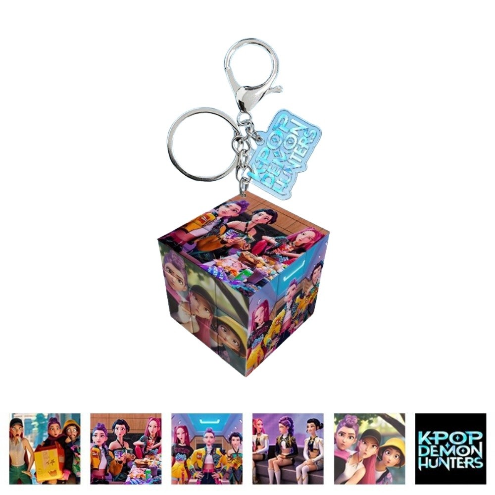 Fashion Huntrix Saja Boys Kpop Demon Hunters Keychain Anime Mo Dao Zu ...