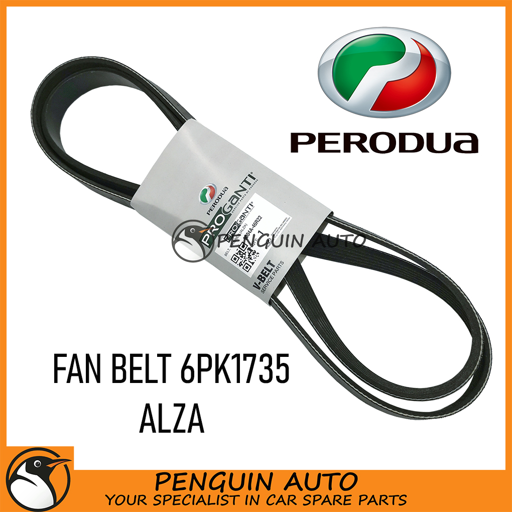 PERODUA ALZA FAN BELT 6PK1735 ORIGINAL PERODUA 9004A-46R22 | Lazada